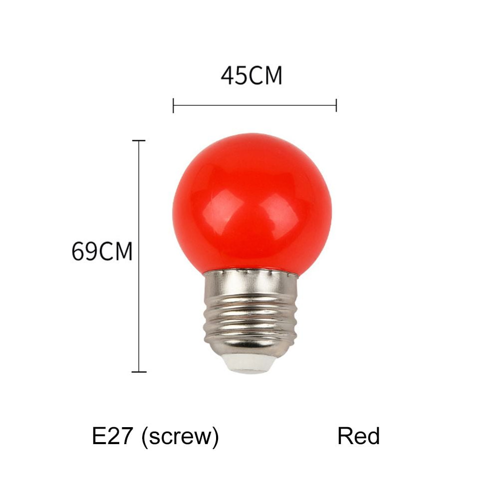 3W Flashlight SMD 2835 Lamparas Colorful Light G45 Lamp E27 B22 LED ...