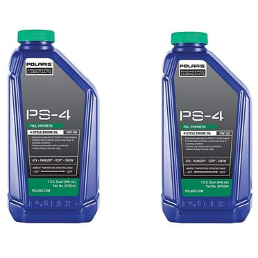Polaris New OEM PS-4 Extreme Full Synthetic 0W-50 Engine Oil 1 Gallon ...