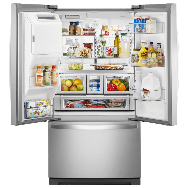 Whirlpool french door refrigerator wrf767sdh stores store