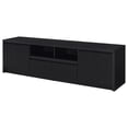 LHYY Sloat Black 2-door TV Stand Media Console - Walmart.com