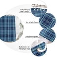 72x78 Inch Shower Curtain Buffalo Plaid Bathroom Decor, Waterproof ...
