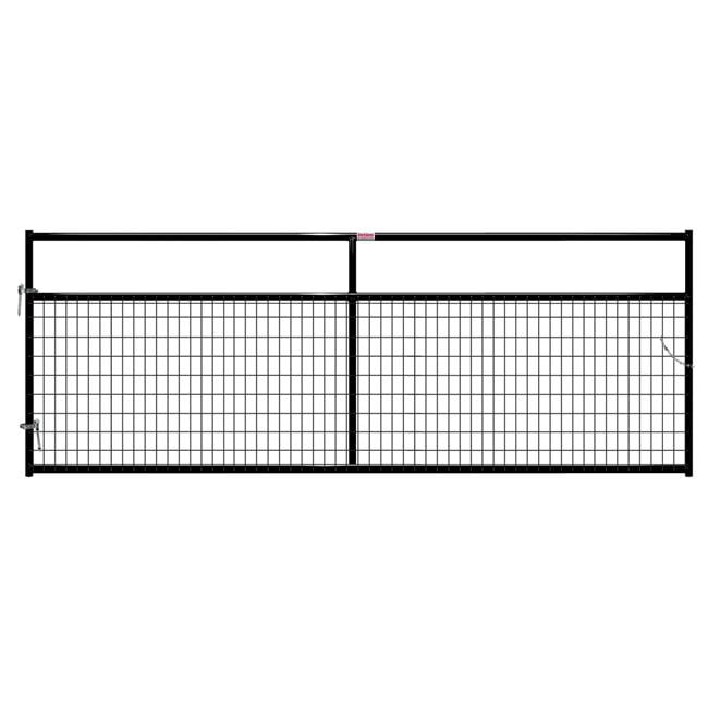 Behlen Manufacturing 40132125 12 ft. Wire Filled Gate - Black - Walmart.com