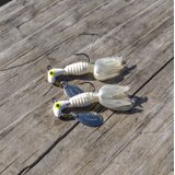 Road Runner Crappie Tamer, White, Underspin Fishing jig. - Walmart.com