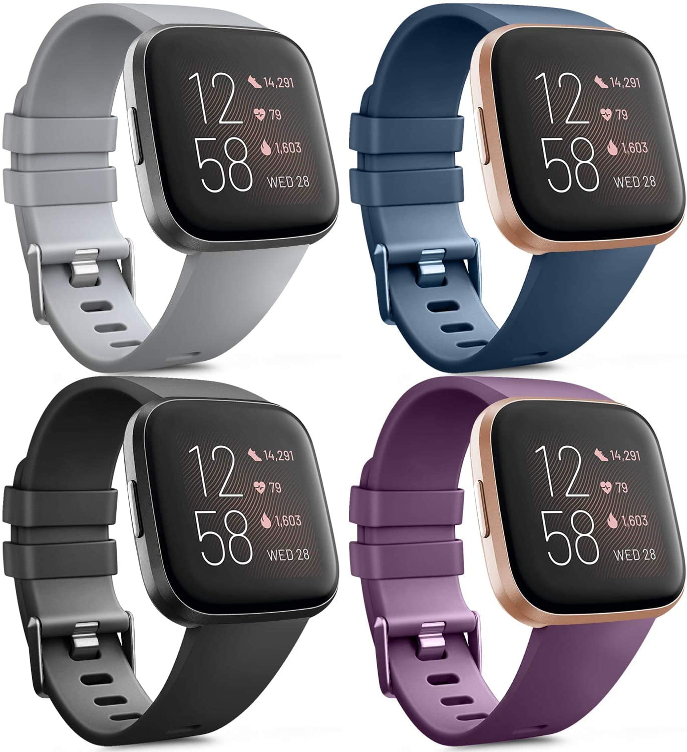 Tobfit for Fitbit Versa 2 Bands/Fitbit Versa Bands, Sport Wristband ... Tobfit for Fitbit Versa 2 Bands/Fitbit Versa Bands, Sport Wristband ...