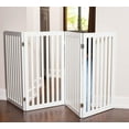 Internet's Best Indoor Large Hallway Foldable Stand Alone Puppy Gate ...
