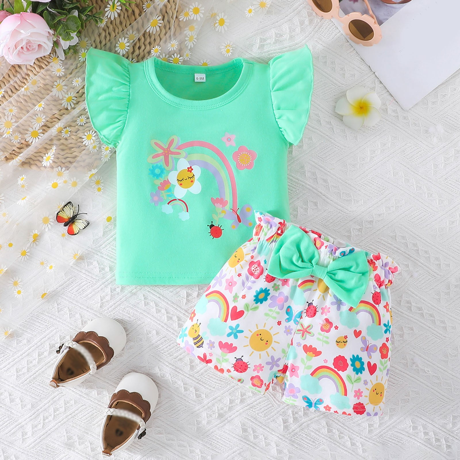 Click here for Zcn001 Ensembles Bébé Fille Toddler Baby Girls Sum... prices