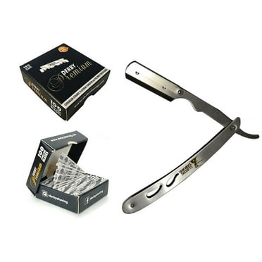 Classic Samurai CS-102 Professional Straight Edge Razor with 100 Derby ...