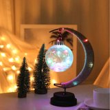 The Enchanted Lunar Lamp USB/Battery Powered LED Moon Lamp Hanging with ...