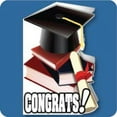 Graduation Shaped Card - 3' Standard Card - Walmart.com
