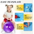 18" Hopper Ball with Handle Bouncing Ball Marble Bouncy Balls Hopping ...