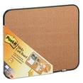 Post-it® Sticky Cork Board, 18" x 22", Gray and Black, Includes Command ...
