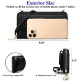 FALAN MULE Rfid Wallet Purse Wristlet Crossbody Bag for Women Leather ...