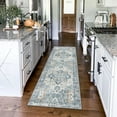 KUETH Modern Area Rug 2x6 Non Slip Hallway Runner Rug, Low Pile Machine ...