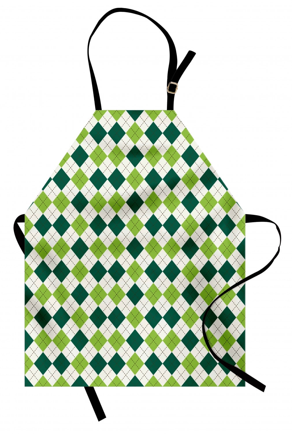 Geometric Apron Classical Diamond Line Pattern with Dotted Lines ...