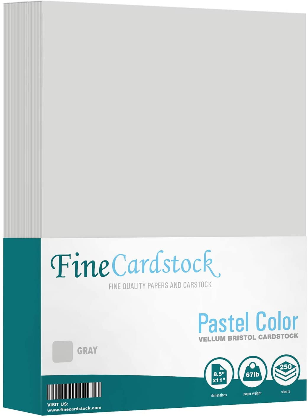 Gray Pastel Color Cardstock Paper — Great for Arts and Crafts, Wedding ...