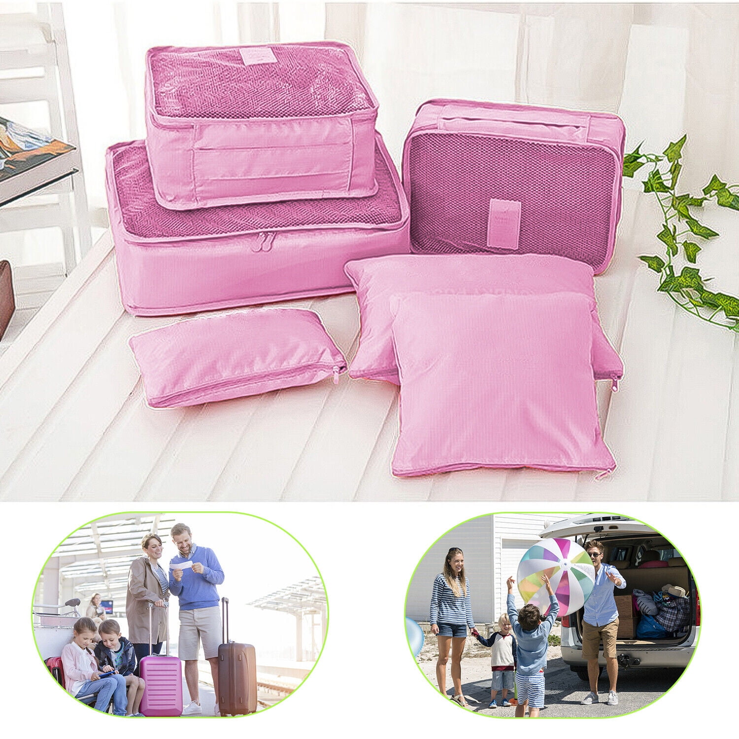 Packing Cubes for Suitcase, 6 Pcs Travel Packing Cubes Lightweight ...