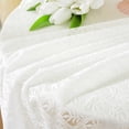 Colorful Lace Tablecloth Round Embroidered Table Cover with Non-Slip ...