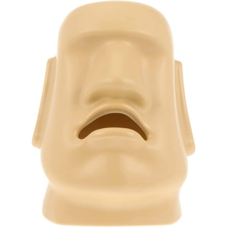 Tissue Box Cover Easter Island Tissue Box Holder Ceramic Moai Statue ...