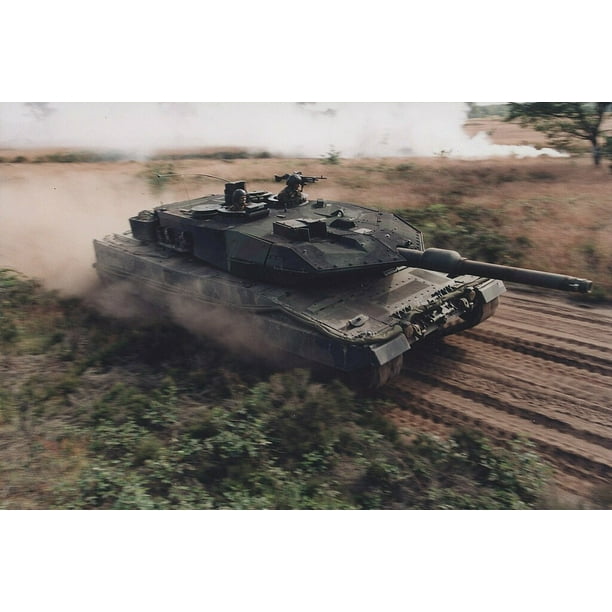 24x36 gallery poster, The Leopard Tank 2A5 can be recognized for its ...
