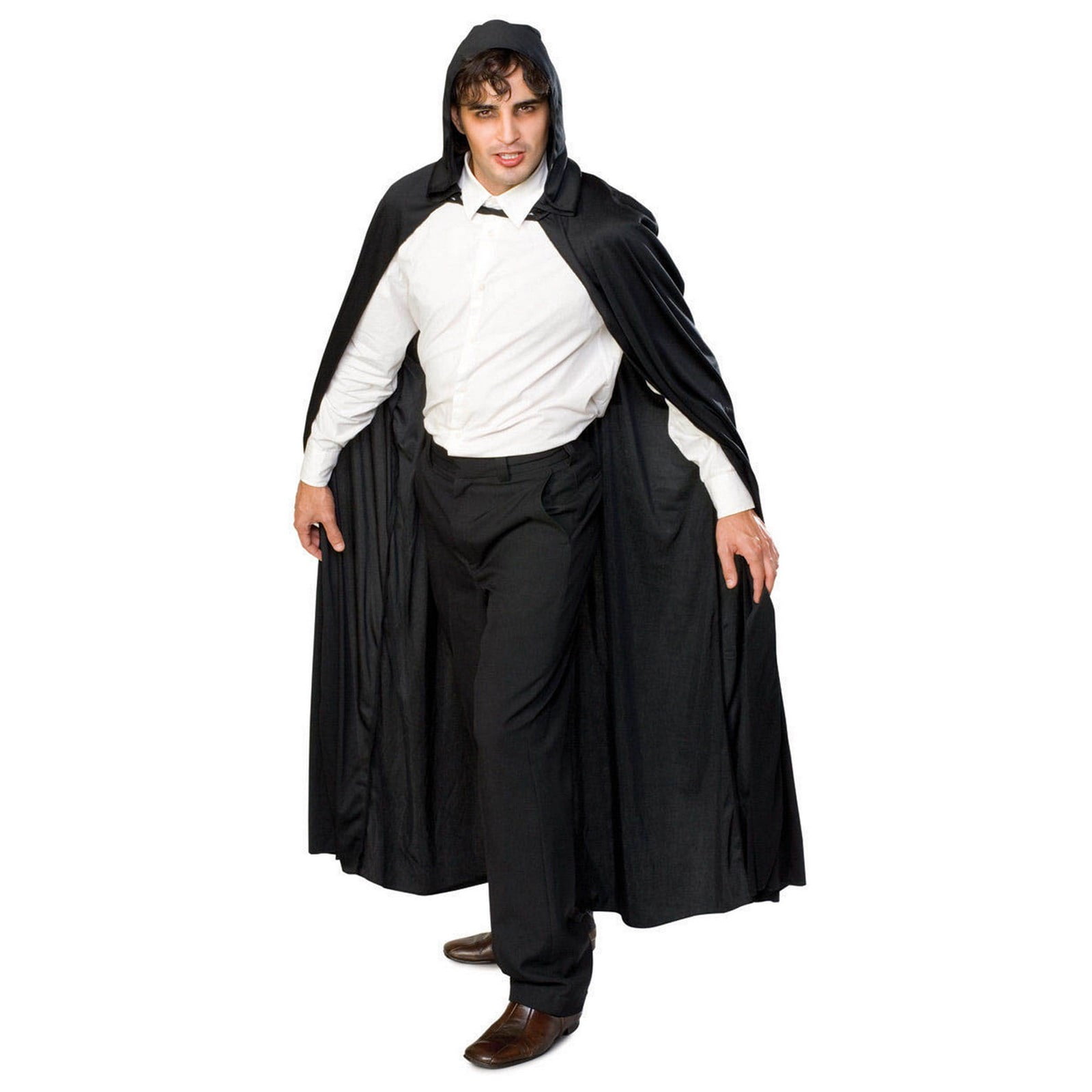 Long Fab Hooded Cape - Walmart.com