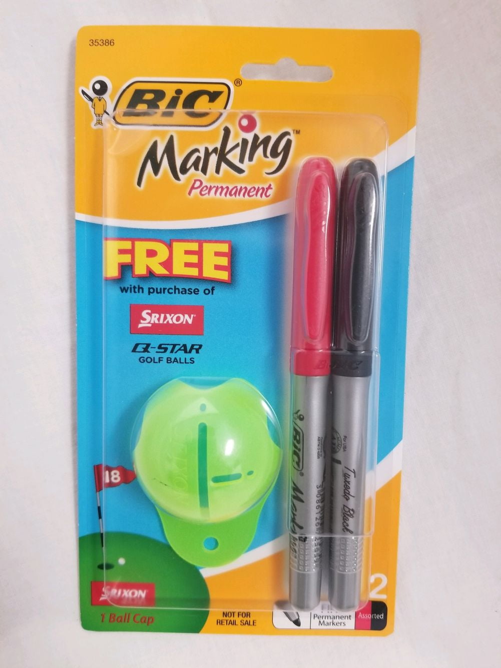 BIC Golf Ball Marking Alignment Tool (Green) 2-Pack Sharpie NEW ...