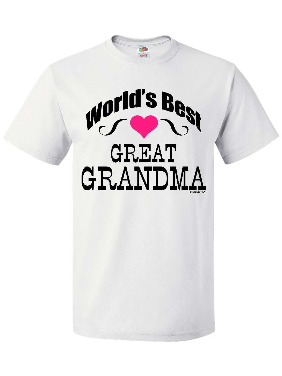 Inktastic World's Best Great Grandma T-Shirt - Walmart.com