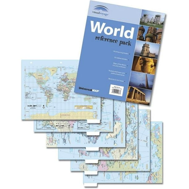 Universal Map 076252779X World Reference Pack - Walmart.com - Walmart.com