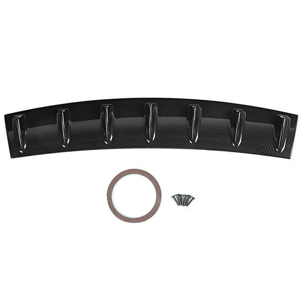 Oubit Car Splitter,Rear Spoiler Shark 7-Fin Bumper Diffuser Rear ...
