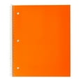 Pen+Gear College Ruled Poly 1-Subject Notebook with Inside Pockets, 9 ...