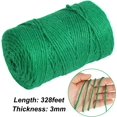 Green Jute Twine 328 Feet 3mm Strong Natural Garden String for Plants ...