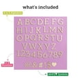 Incraftables, Wooden Alphabet Letters, 172 pcs 2 inch for Crafts ...
