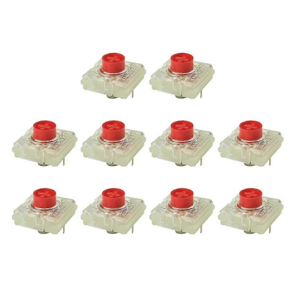Low Profile Cherry MX Red Switch Set - 10pcs LP Low Profile Backlit Key ...