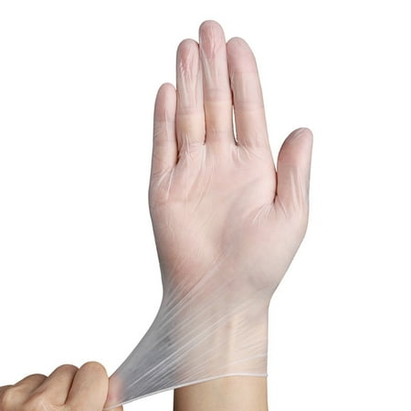 Xizioo Disposable PVC Gloves Small 100pcs Latex Sterile Disposable ...