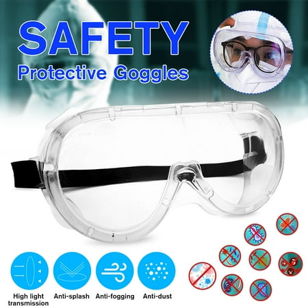 5Pcs Goggles Glasses Transparent Dust-Proof Glasses Working Glasses Lab ...