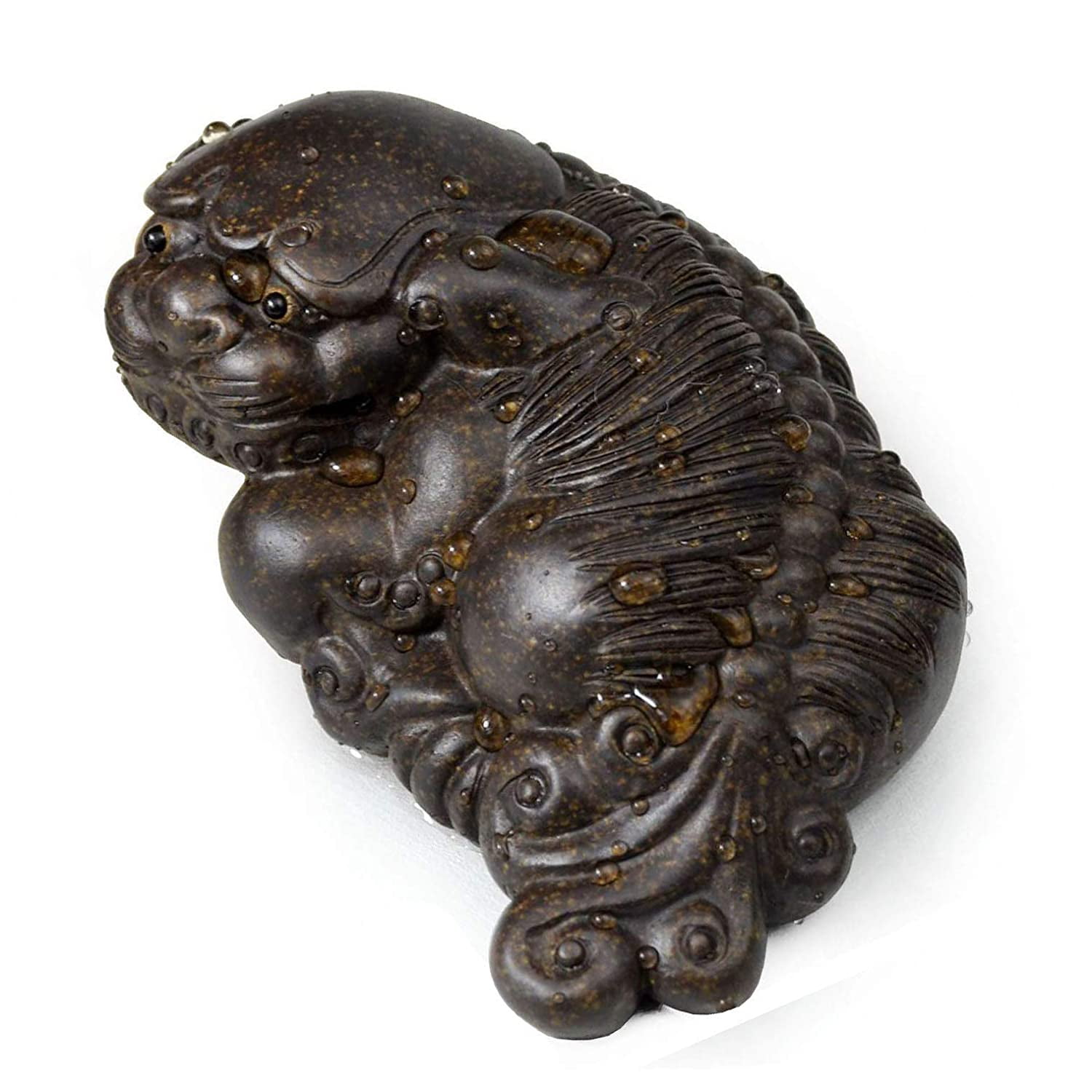 Chinese Yixing Dragon Turtle Tea Decoration Zisha Auspiciousness Lucky ...