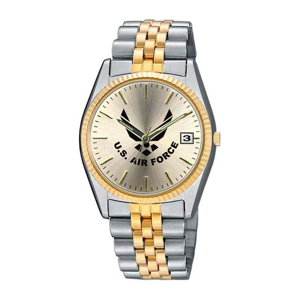 Aquaforce - US Air Force 2 Tone Womens Bracelet Watch - Walmart.com ...