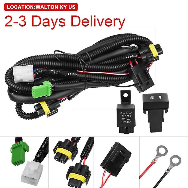 Car Fog Light Wire Harness H11 Fog Lamp Wiring Harness Socket Wire ...