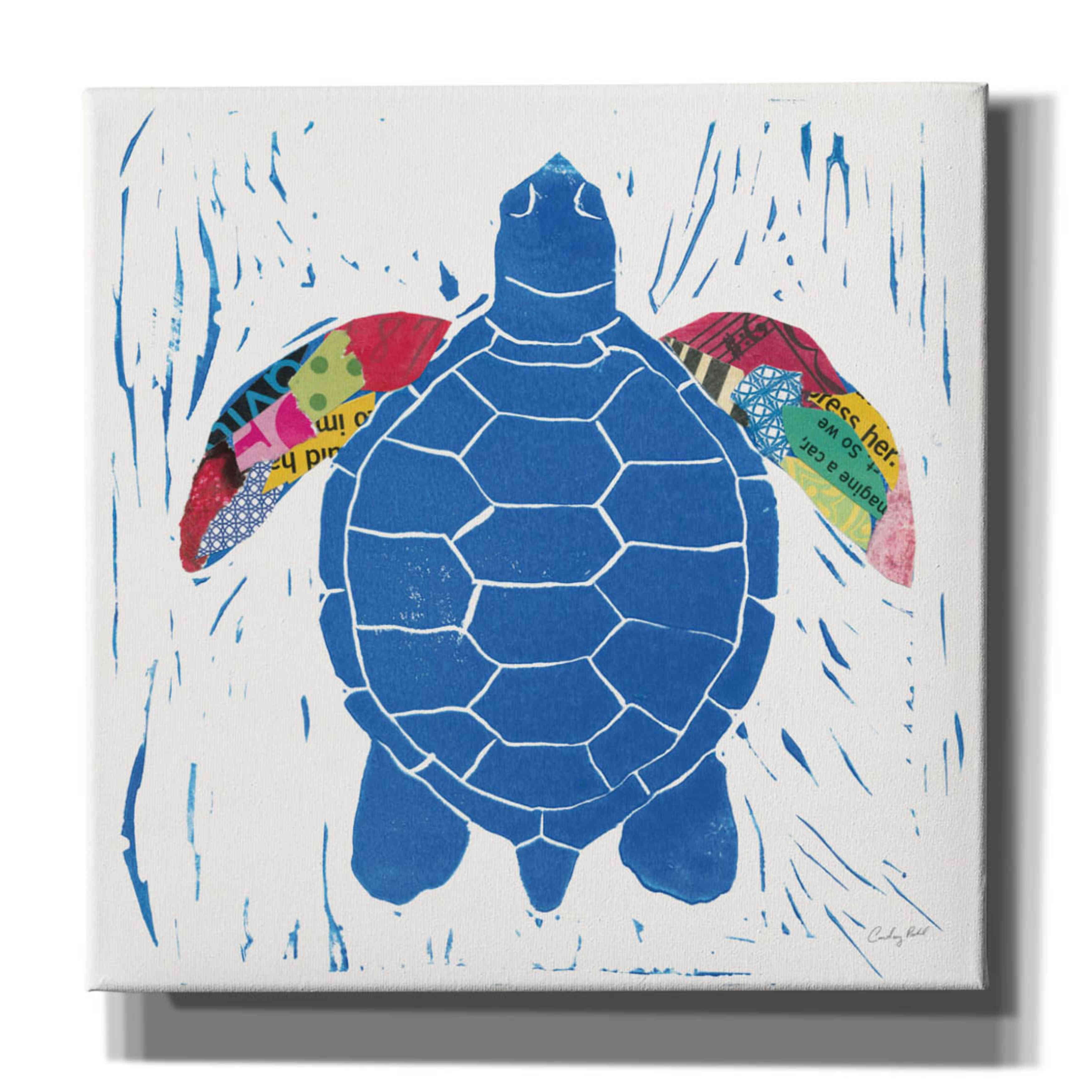 Epic Graffiti 'Sea Creature Turtle Color' by Courtney Prahl, Giclee ...