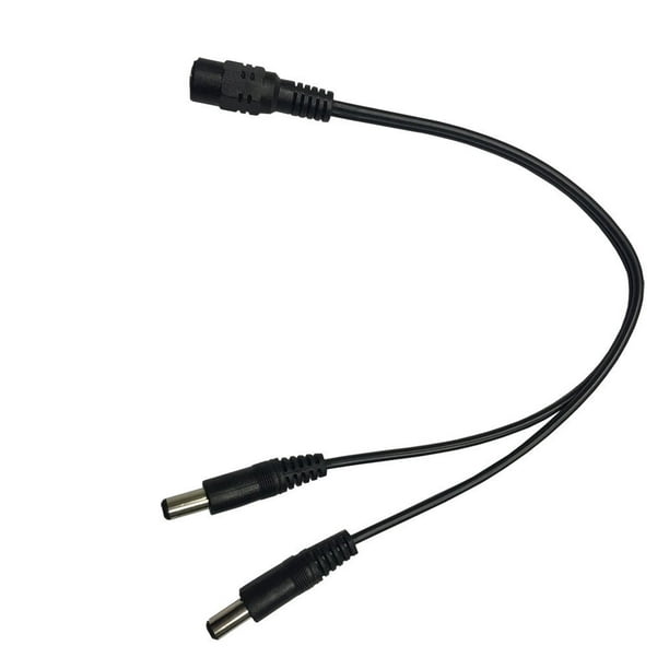 DC Barrel Plug Power Splitter 5.5x2.1mm, 1 Female to 2 Male Jack ...