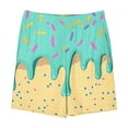 Angala Toddler Boys Shorts Ice Cream Print Elastic Waist Shorts Summer ...