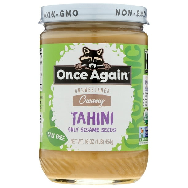 Once Again Tahini Organic Sesame, 16 Oz - Walmart.com - Walmart.com