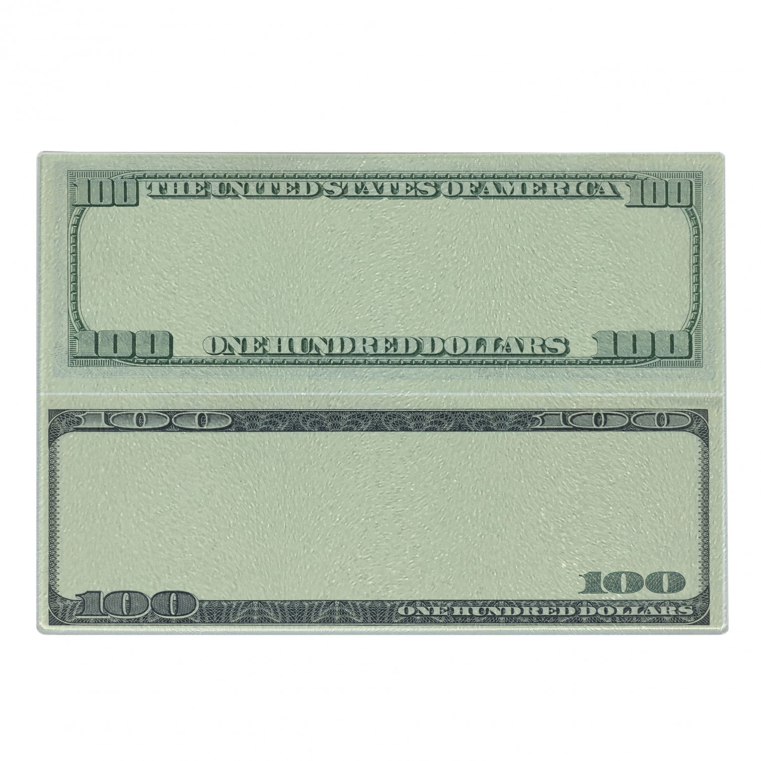 Money Cutting Board, Hundred Dollar Bill Century Note Design American ...