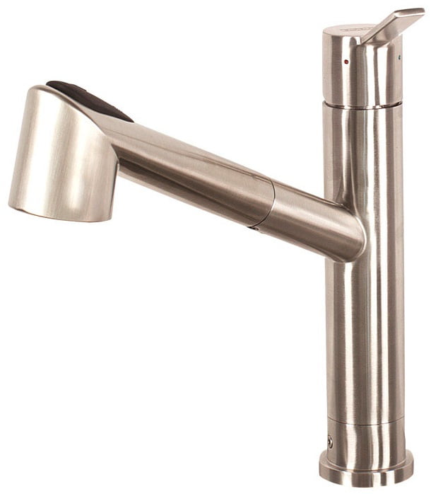 Franke FFPS20550 Bernard Pull Out Sprayer Kitchen Faucet, 1.75 GPM ...
