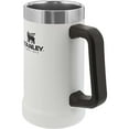 Stanley Vacuum Insulated Stainless Steel Big Grip Beer Mug, 24 oz ...