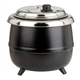 Winco ESW-66 Electric Soup Warmer, 10.5 Quart with Commercial Pot Lid ...