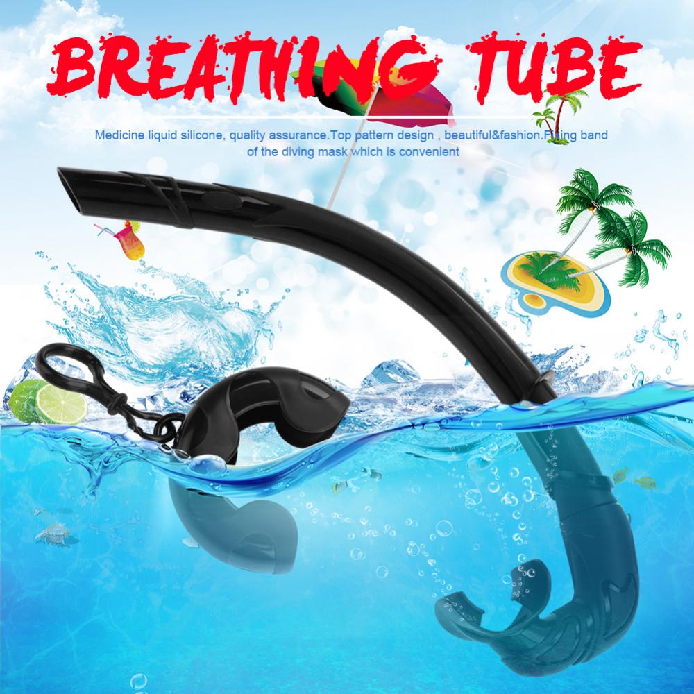 LYUMO Keep Diving Silicone Wet Breathing Tube Foldable Snorkeling Free ...