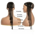 Dreadlock Extension Human Hair 8inch 0.8cm Width Permanent Huamn Hair ...