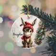 Personalized Donkey Ceramic Ornament Gift for Men Women Child Animal ...