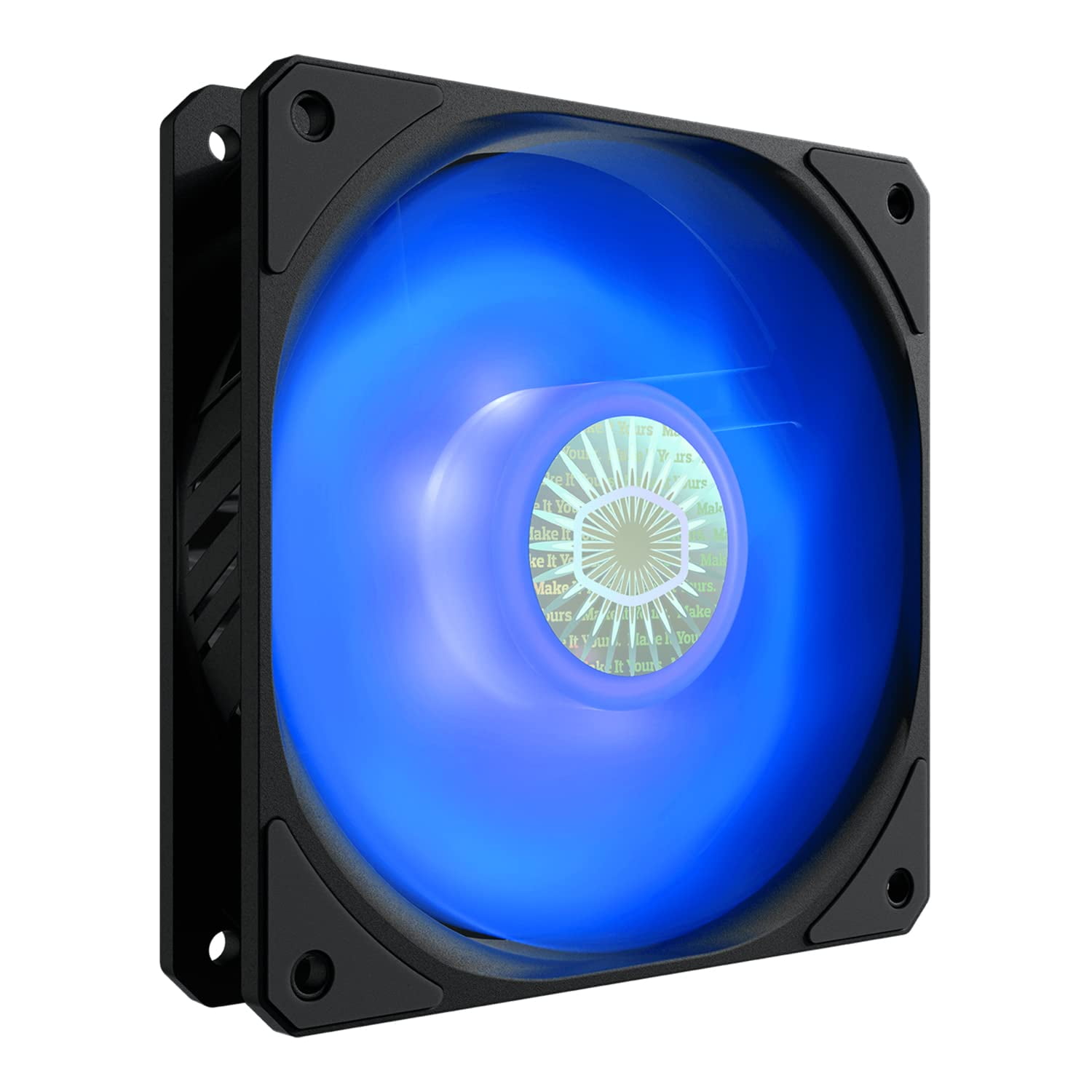Cooler Master SickleFlow 120 V2 Blue Led Square Frame Fan, Air Balance ...
