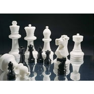 MegaChess Large 25-inch King Plastic Chess Set without Adult Setup ...